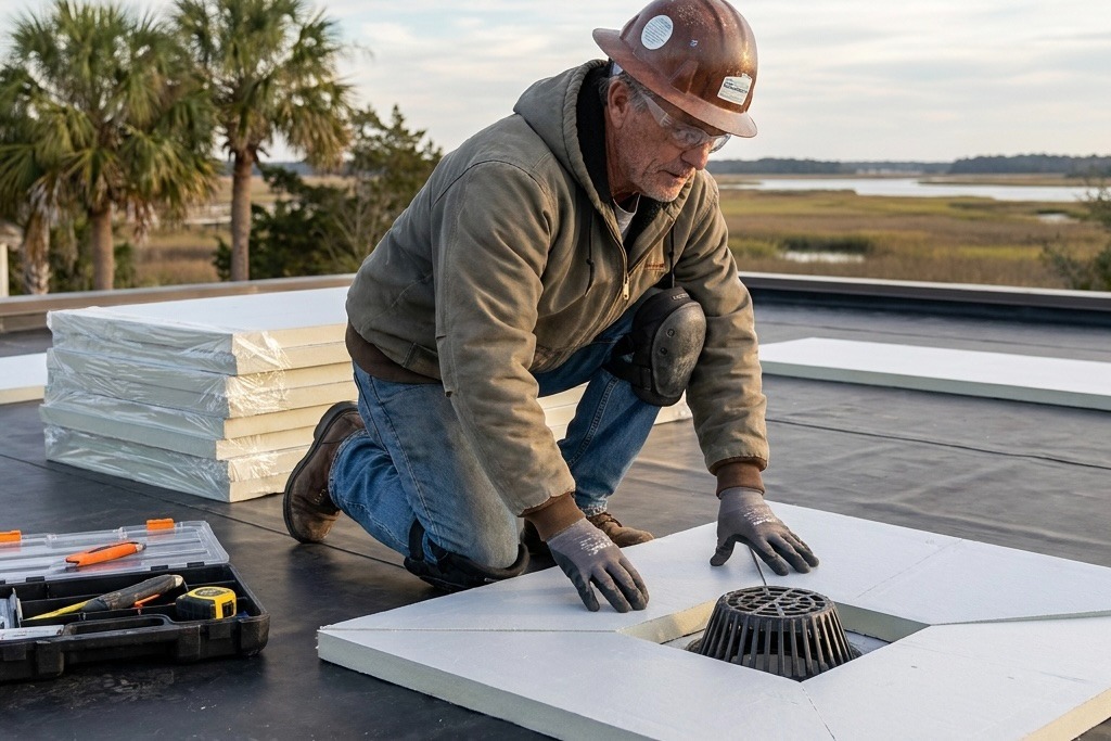 How to Repair Ponding Water Issues on a Flat Roof